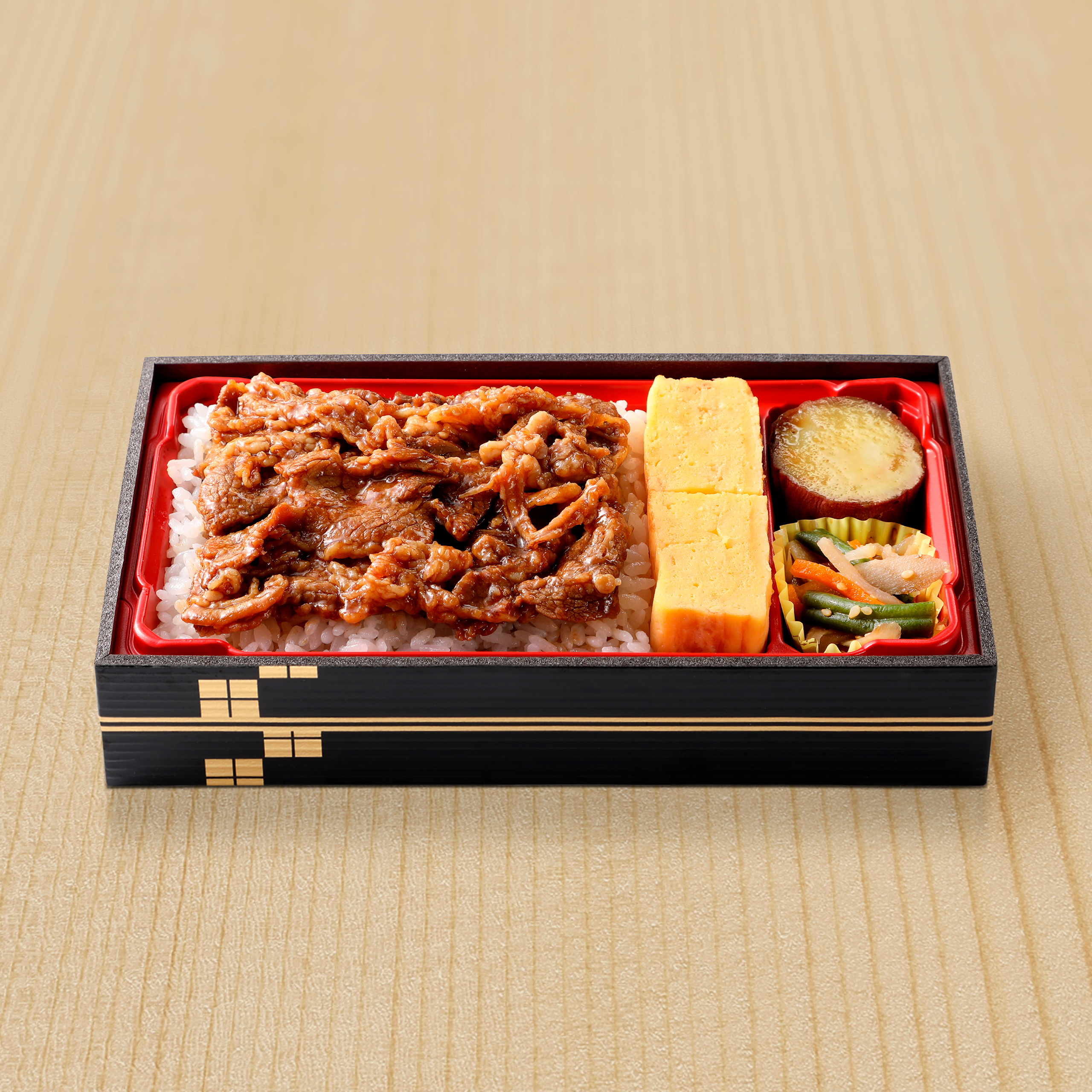 Grilled Beef Bento - OMUSUBI