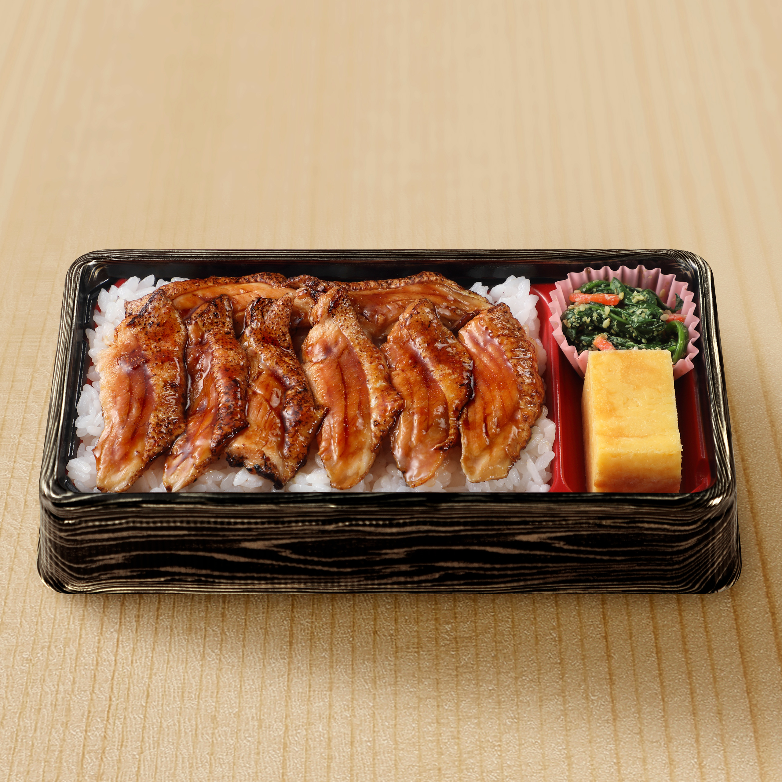 Grilled Salmon Belly Bento - OMUSUBI