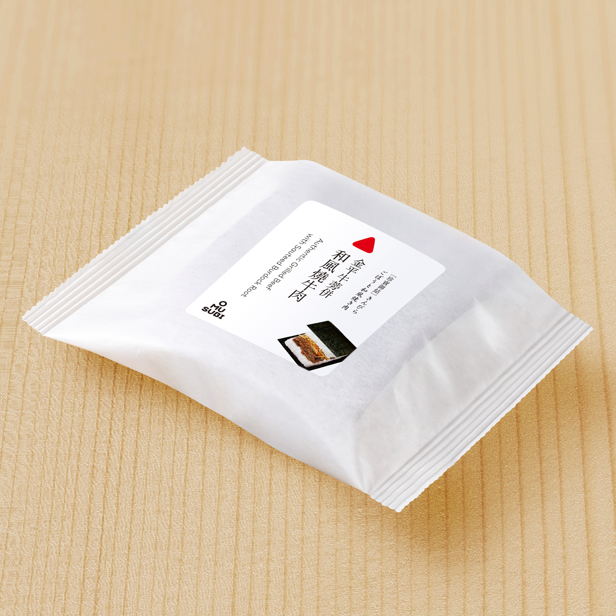 Authentic Grilled Beef with Sauteed Burdock Root Jumbo Omusubi - OMUSUBI