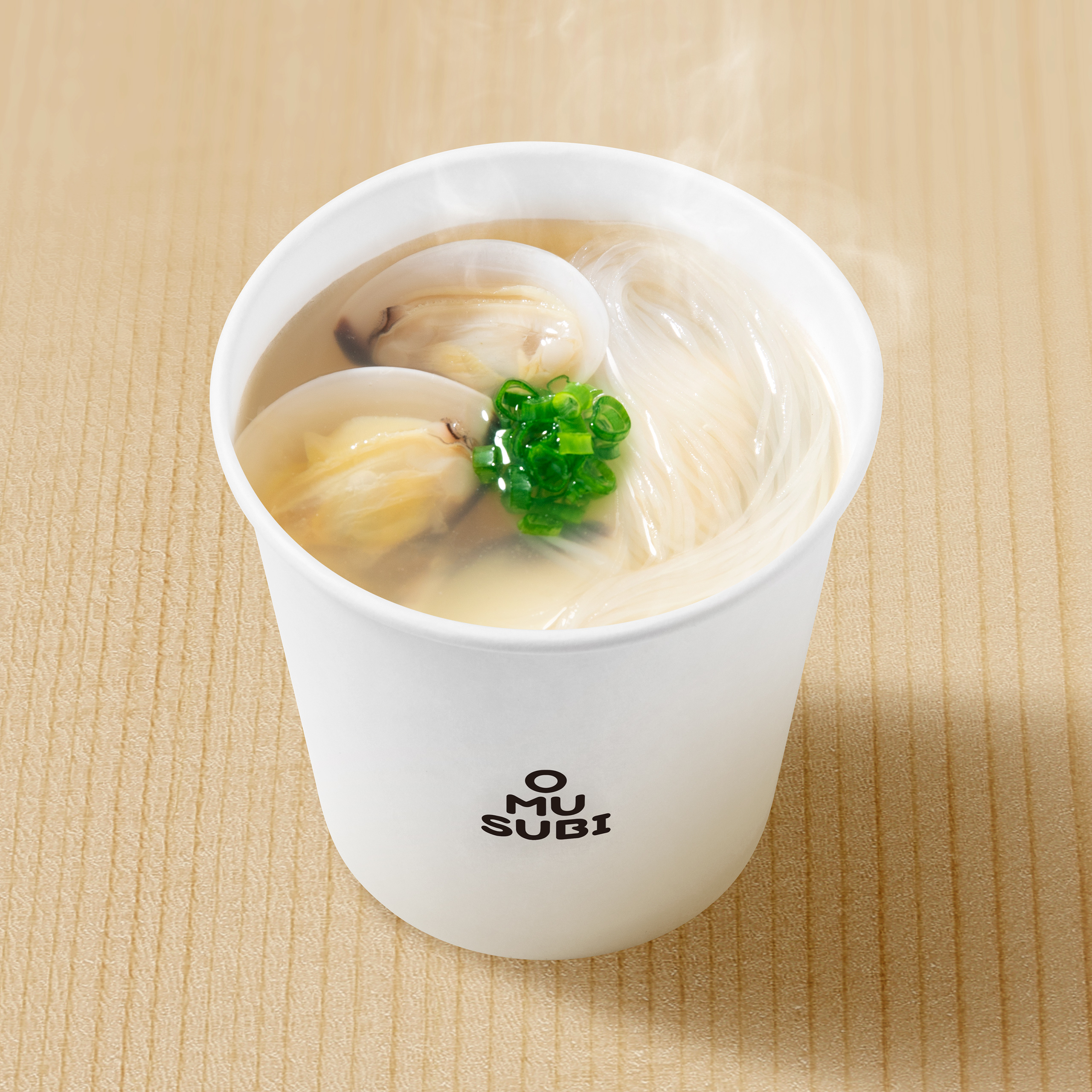 Clam with Rice Vermicelli in Kelp Broth - OMUSUBI