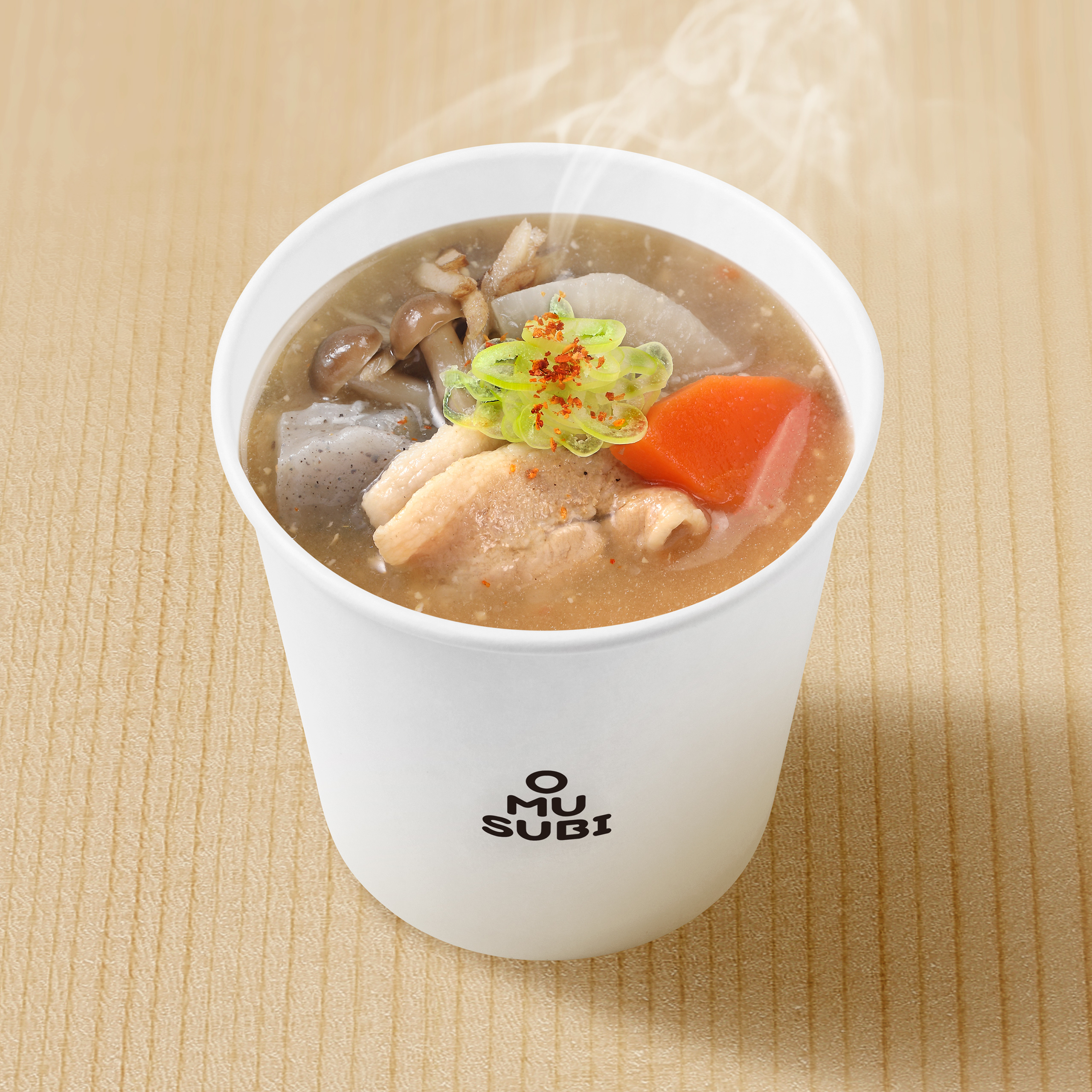 Japanese Black Pork and Vegetables Miso Soup - OMUSUBI